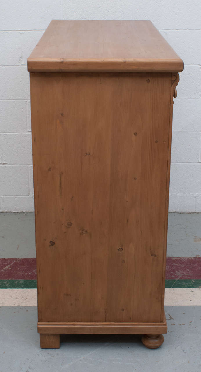 Pine Side Cupboard at 1stDibs
