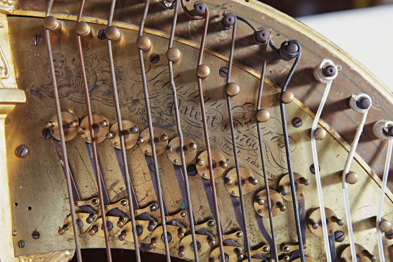 Early 19th Century French Maple and Gilt Double Action Harp by S. Erard ...