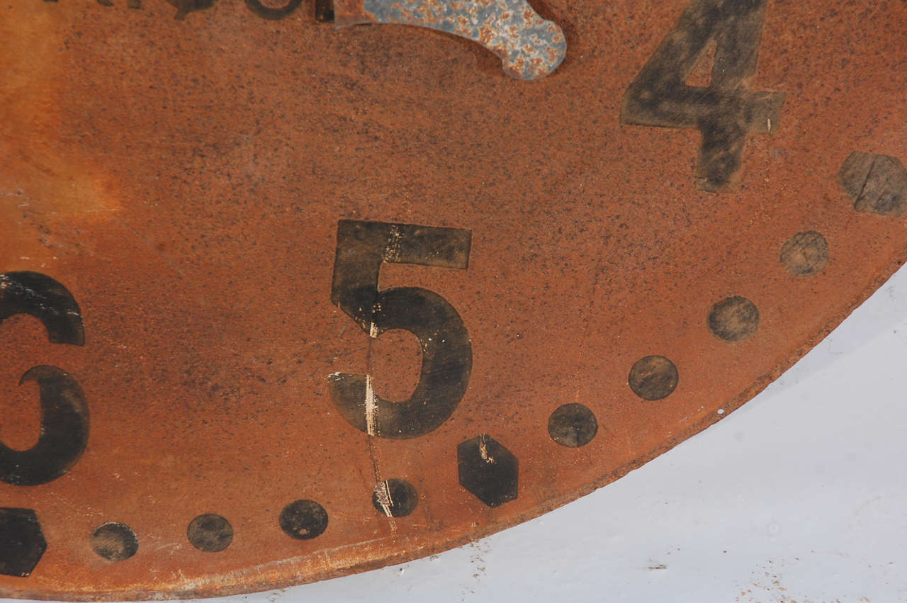 Large French Clock Tower Face at 1stDibs