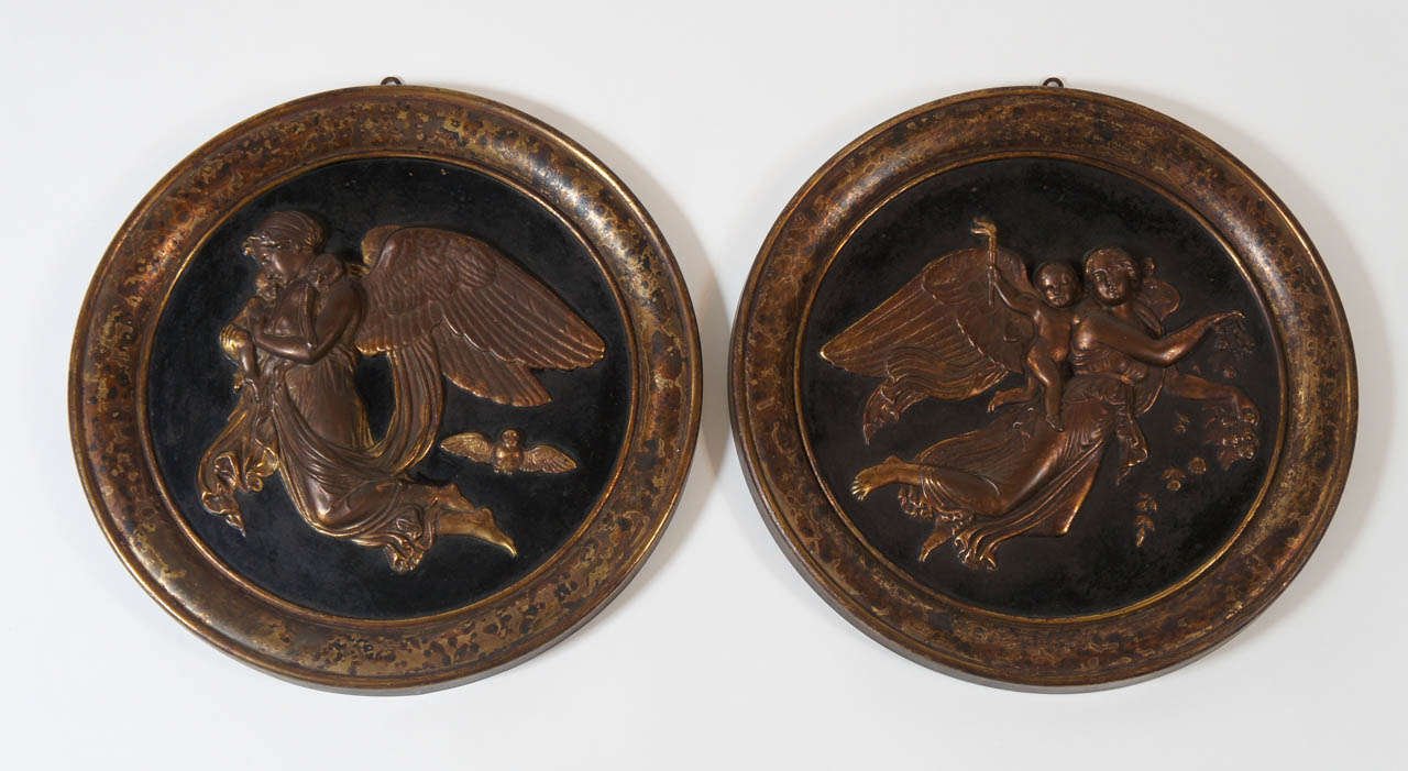 Thorvaldsen Neoclassical Roundels - Denmark, c. 1825 For Sale at 1stDibs
