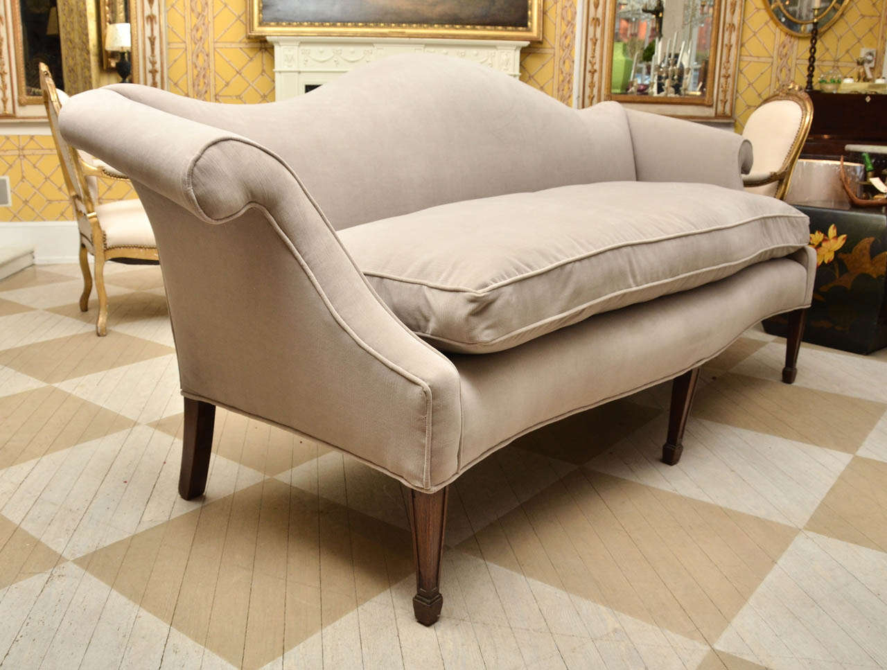 Late 19th Century American Regency Style Mahogany Sofa at 1stDibs ...