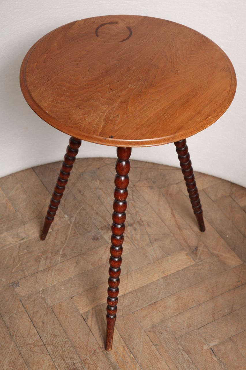 Three Leg Bobbin Table at 1stDibs | three leg table, three leg side ...