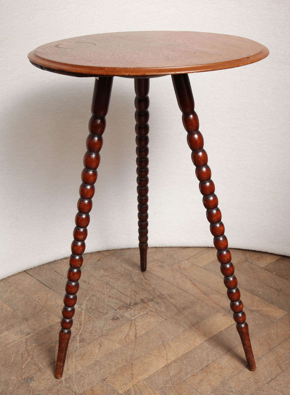 Three Leg Bobbin Table at 1stDibs | three leg table, three leg side ...
