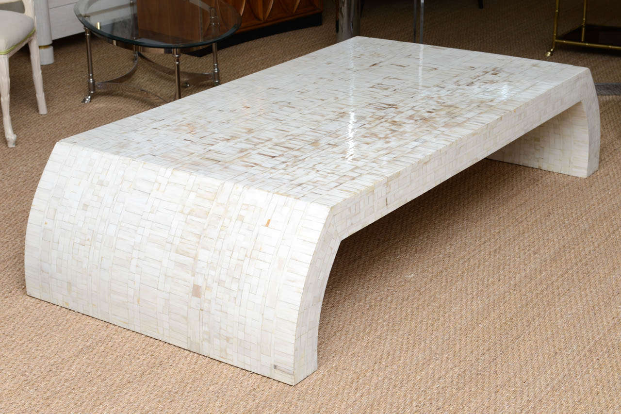 Bone Inlay Cocktail Table at 1stDibs