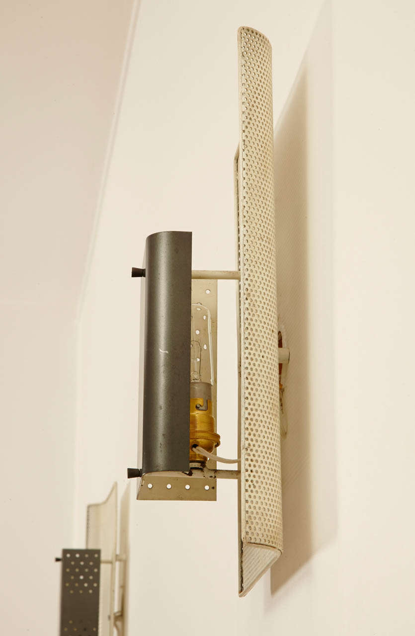 Pair Of Wall Lamps By Jacques Biny - Luminalite Edition - 1957/1958 at ...