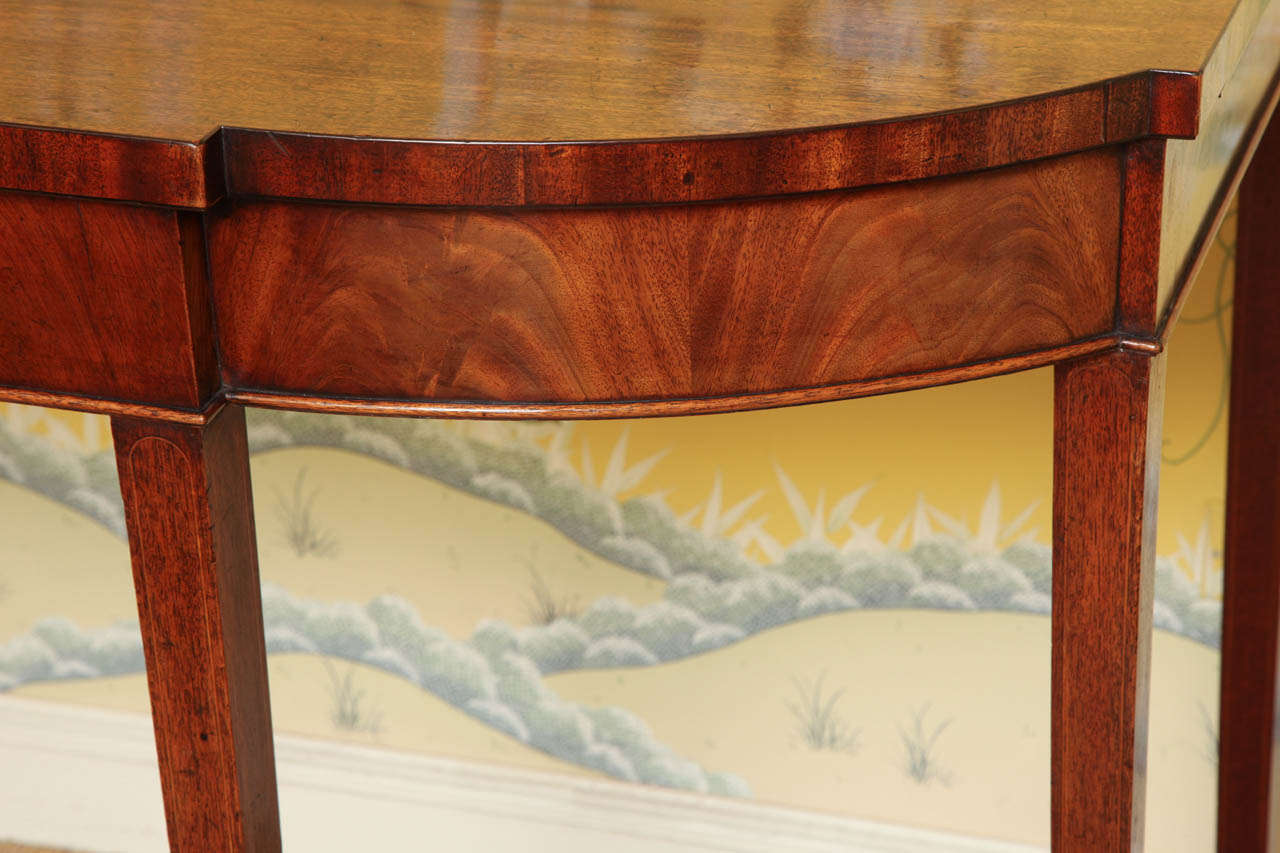 George III Period Breakfront Mahogany Serving Table, English, circa ...