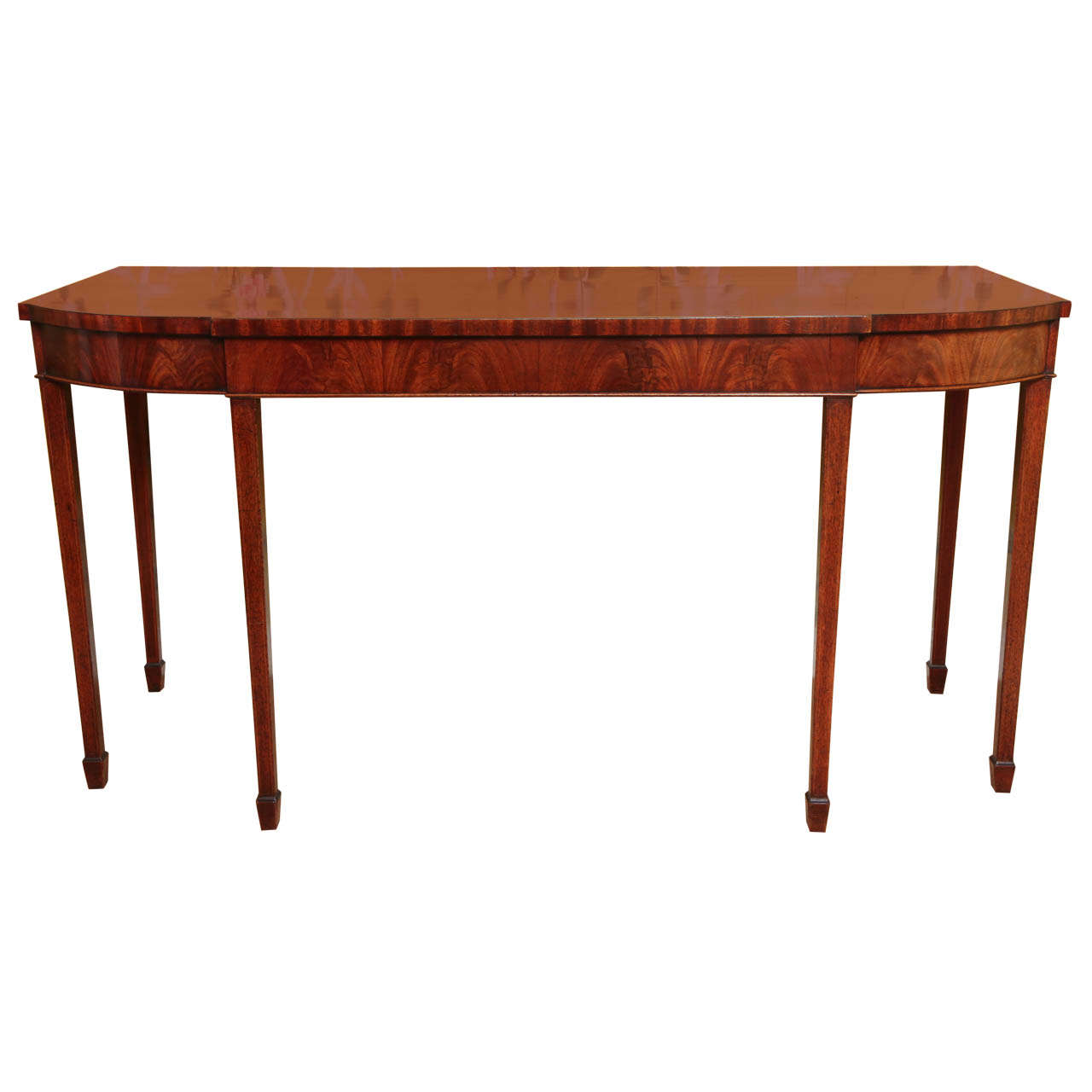George III Period Breakfront Mahogany Serving Table, English, circa ...