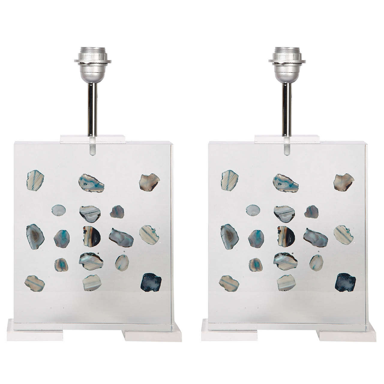 Pair of Lucite Table Lamps by Romeo Paris For Sale at 1stDibs | paris lamps