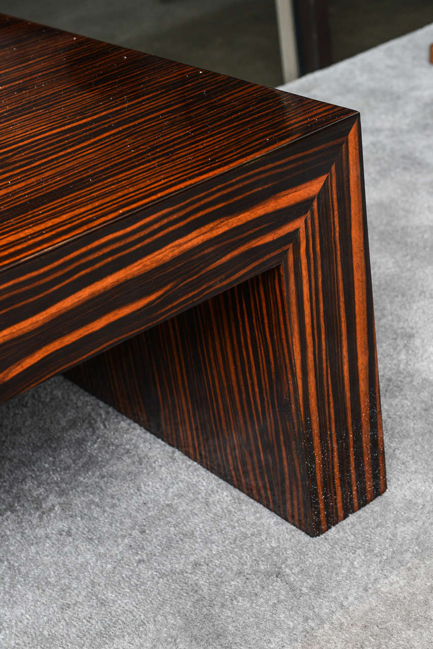 Art Deco Style Solid Macassar Coffee Table at 1stDibs | macassar table