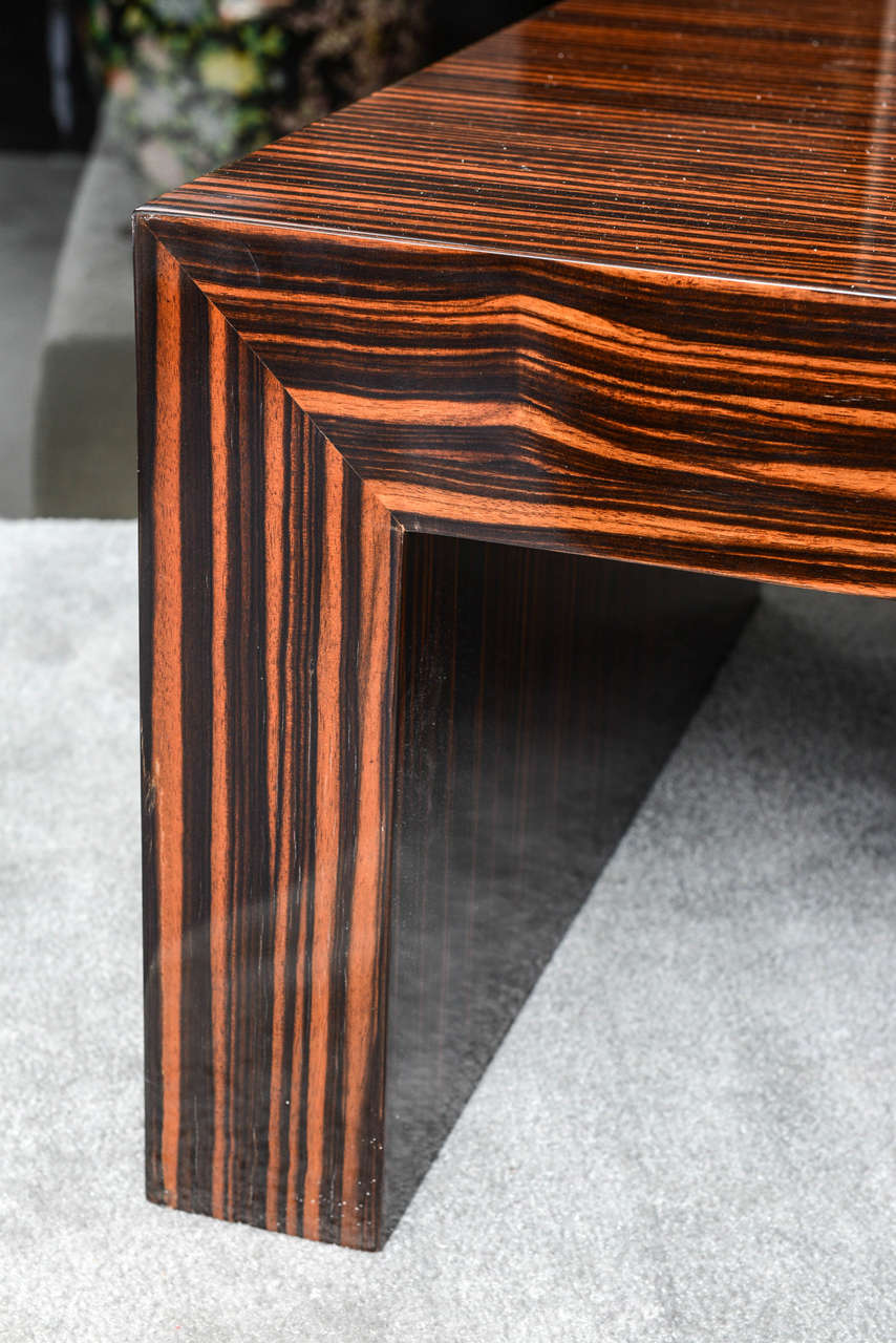 Art Deco Style Solid Macassar Coffee Table at 1stDibs | macassar table