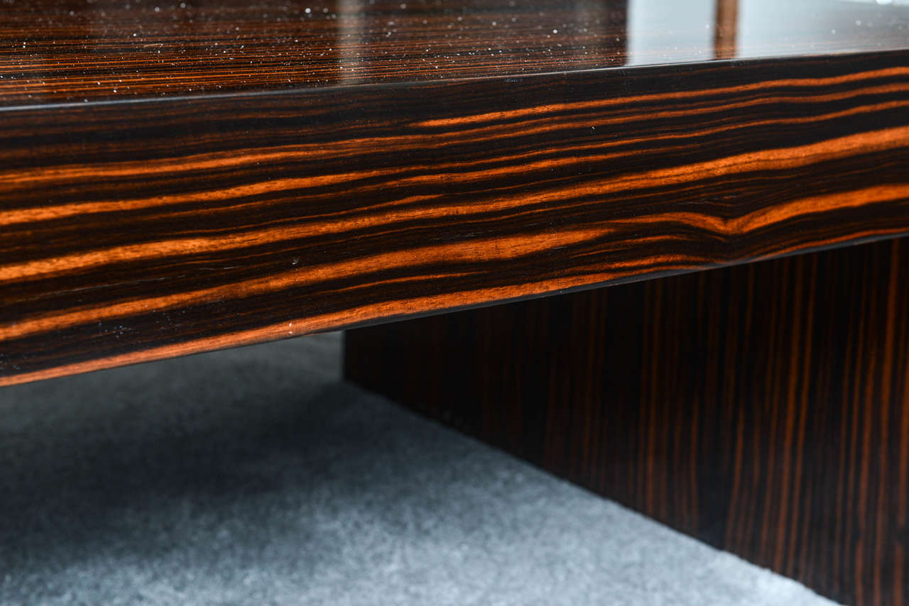 Art Deco Style Solid Macassar Coffee Table at 1stDibs | macassar table