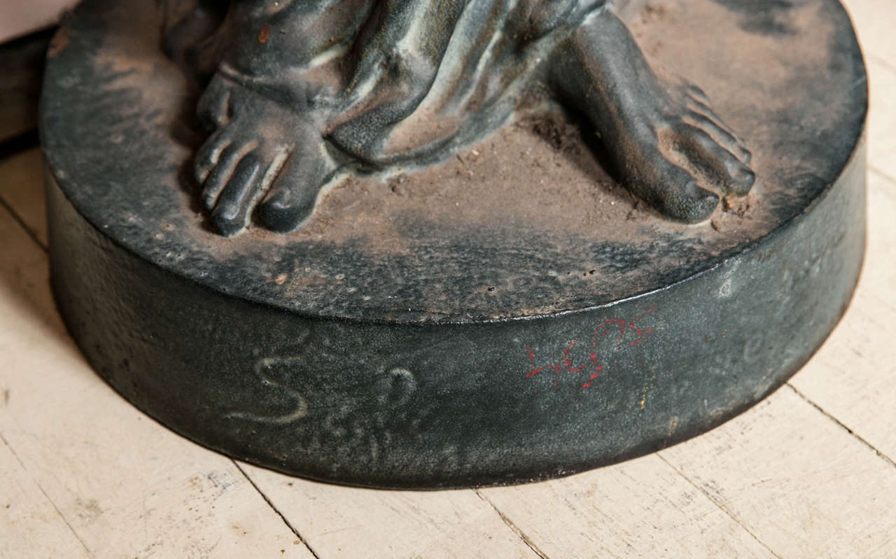 Cast Iron Female Figure at 1stDibs