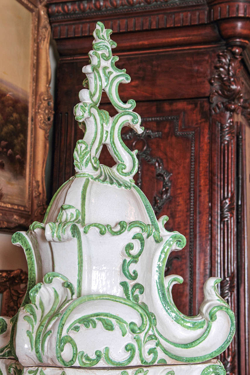 19th c French Fiance porcelain stove at 1stDibs | porcelain stoves ...