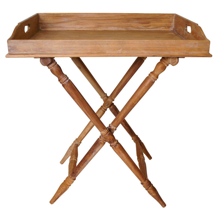 Teak Butler Tray Table at 1stDibs