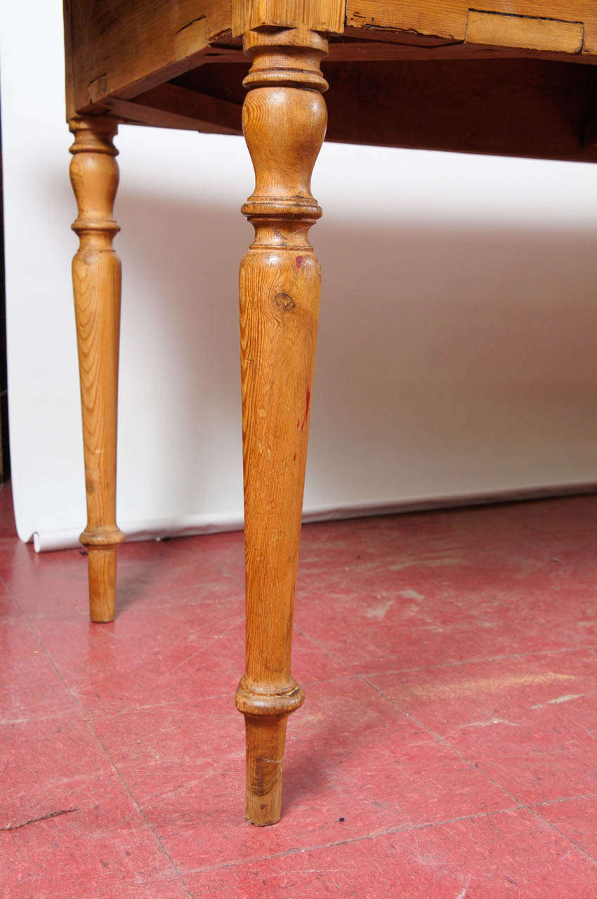 19h Century English Pine Country Table at 1stDibs