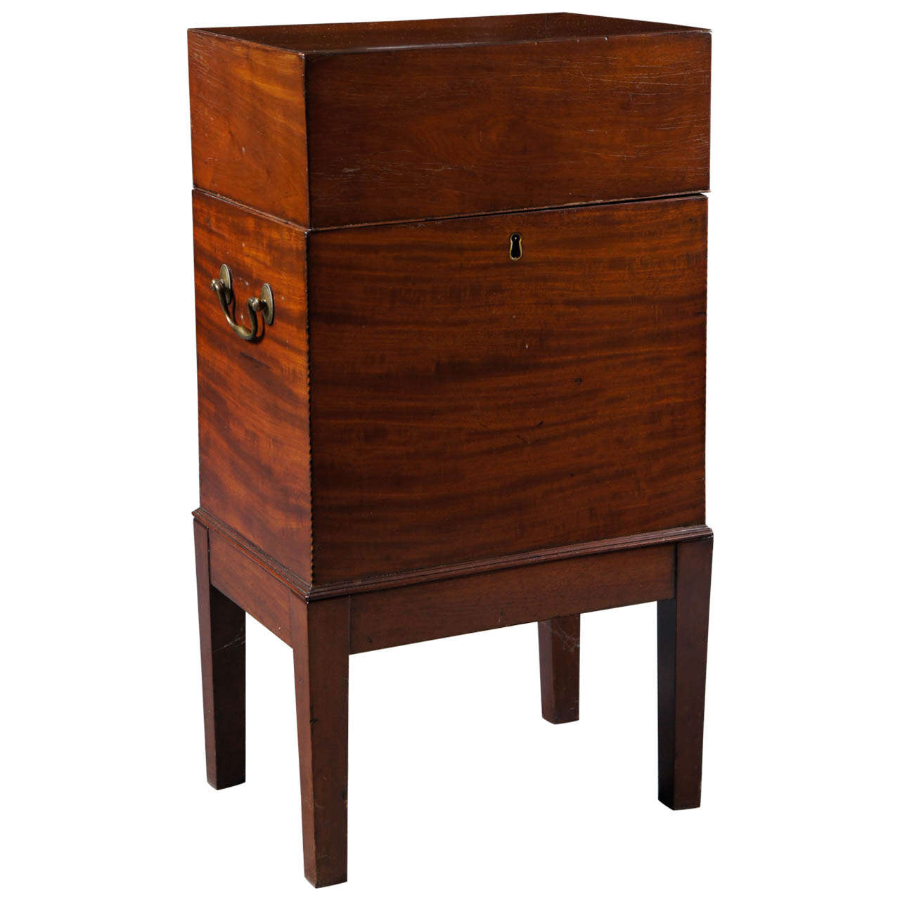 19th Century English Mahogany Cellarette on Stand at 1stDibs ...