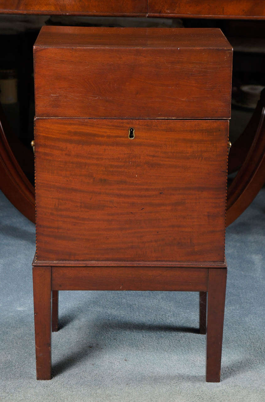 19th Century English Mahogany Cellarette on Stand at 1stDibs ...
