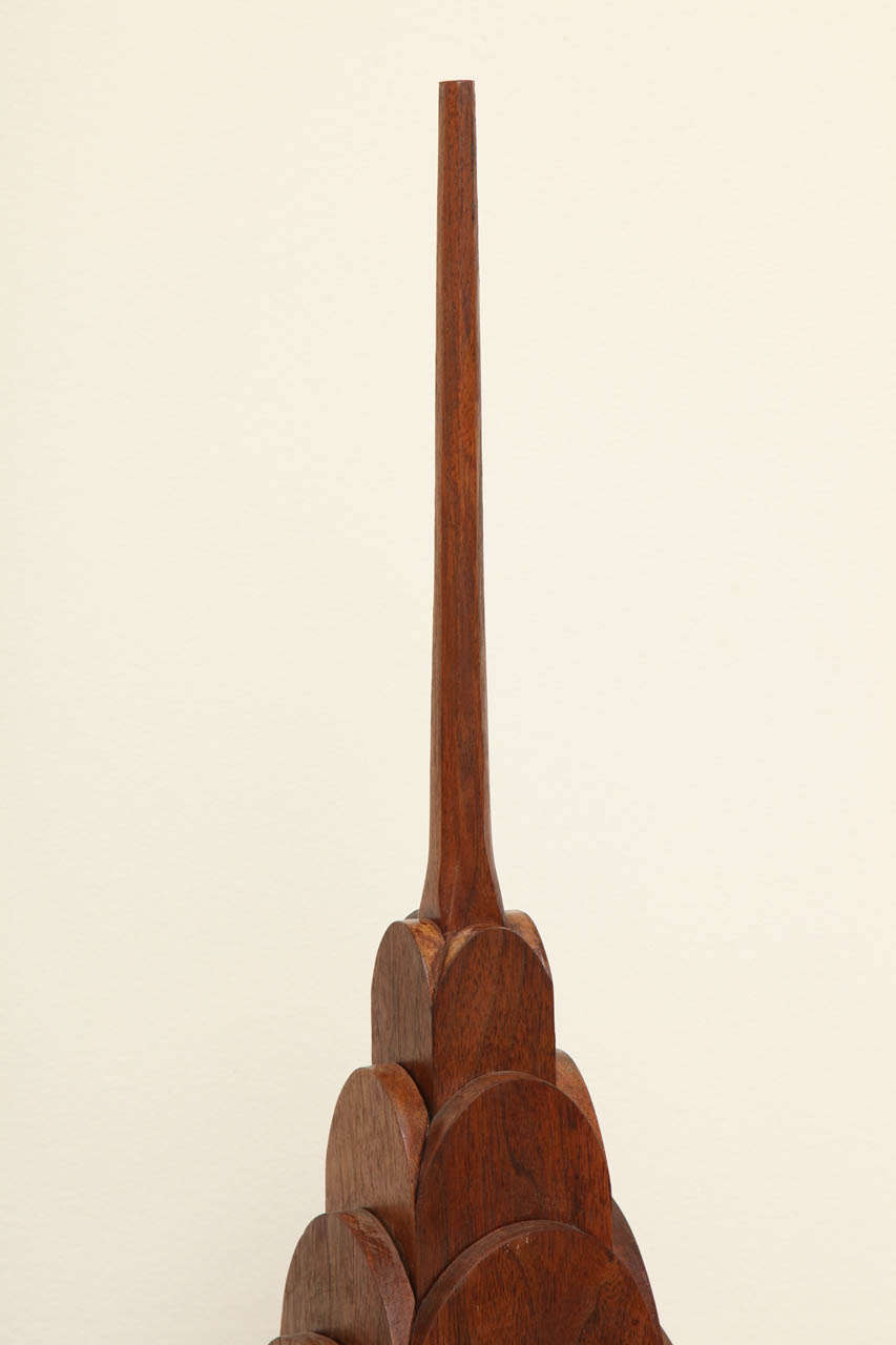 Large Wooden Sculpture of the Chrysler Building at 1stDibs | chrysler ...