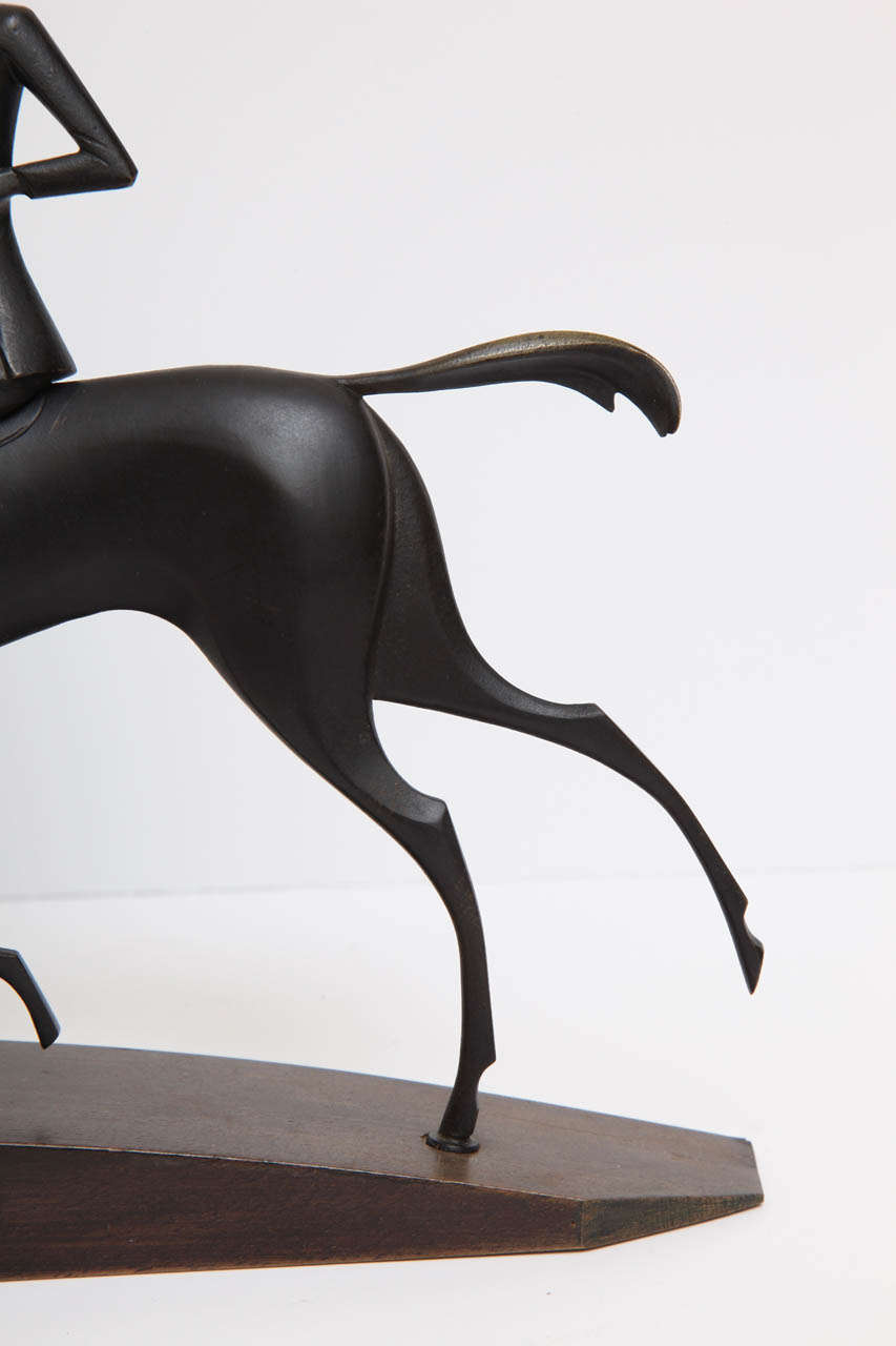 Franz Hagenauer Bronze Hunting Sculpture at 1stDibs | franz hagenauer ...