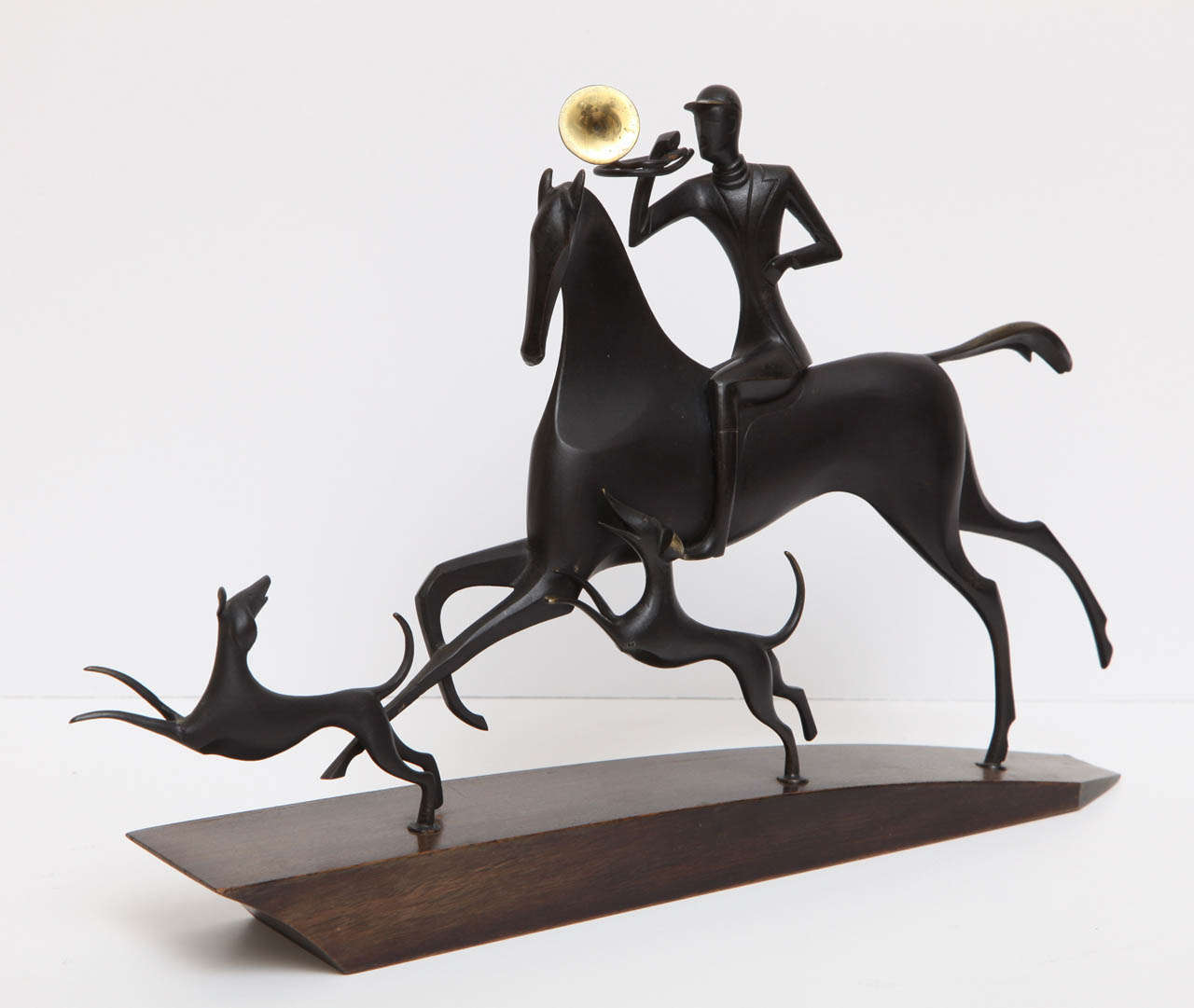 Franz Hagenauer Bronze Hunting Sculpture at 1stDibs | franz hagenauer ...