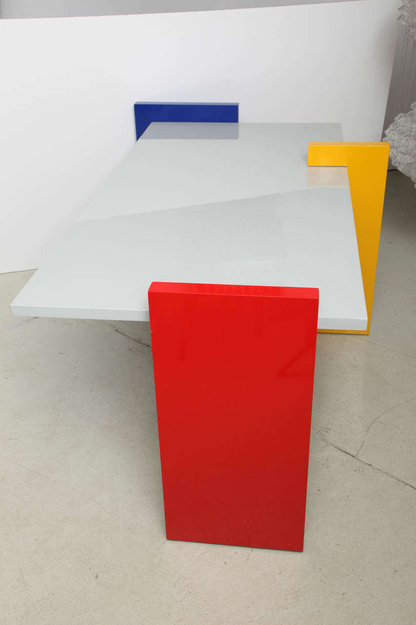 " Hommage a Mondrian" Desk by Danilo Silvestrin at 1stDibs | mondrian ...