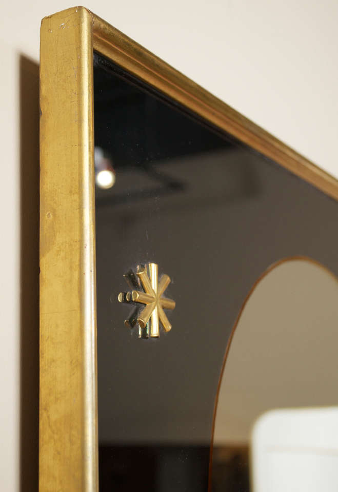 Chic Pair of Eglomise Mirrors at 1stDibs