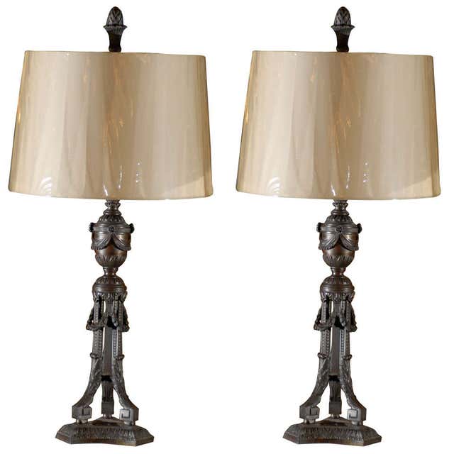 Pair of Vintage Moroccan Brass Candlestick Lamps at 1stDibs Pair of Vintage Moroccan Brass Candlestick Lamps at 1stDibs