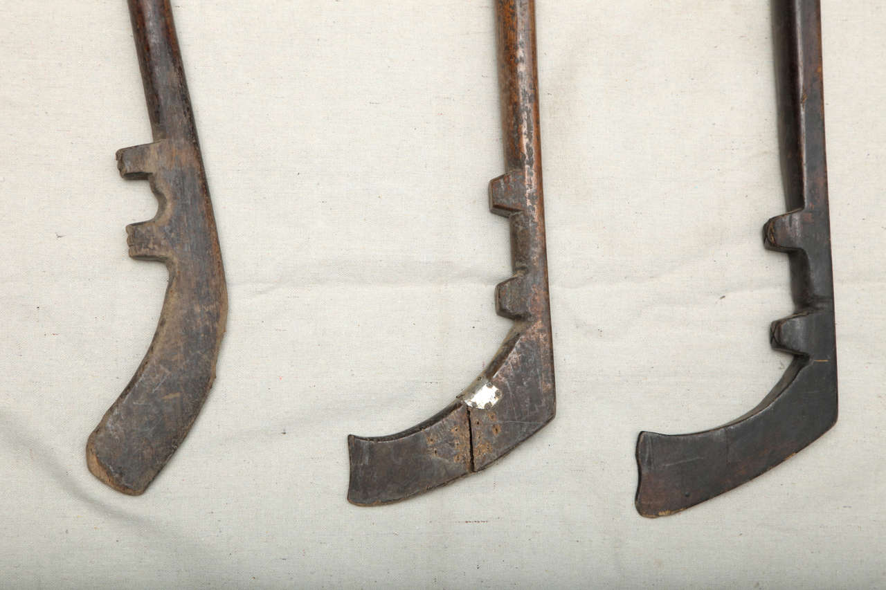 Set Of Five Antique Chinese "yokes" at 1stDibs