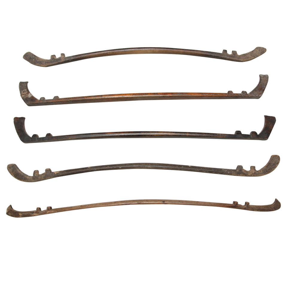 Set Of Five Antique Chinese "yokes" at 1stDibs
