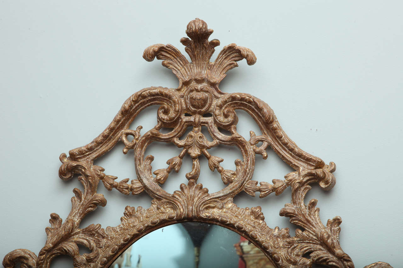 George III Gilt Carton Pierre Mirror at 1stDibs