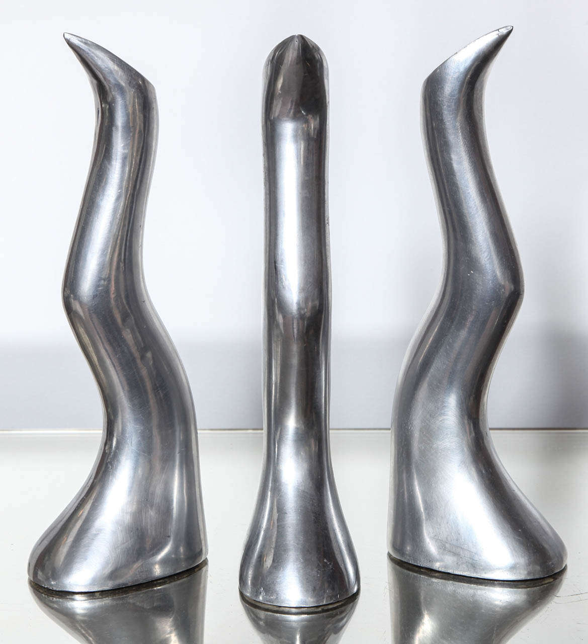 Aluminum Candlesticks by Anna Everlund at 1stDibs | anna everlund ...