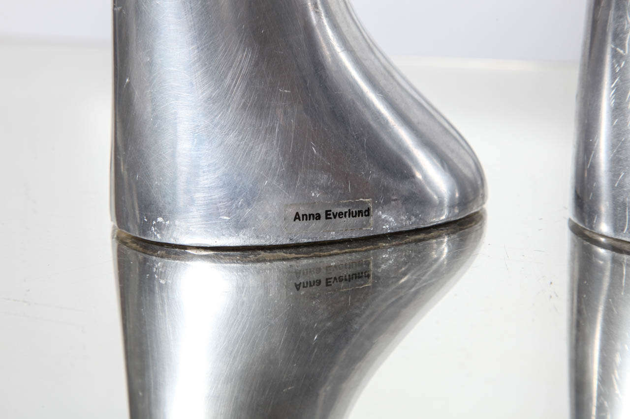 Aluminum Candlesticks by Anna Everlund at 1stDibs | anna everlund ...