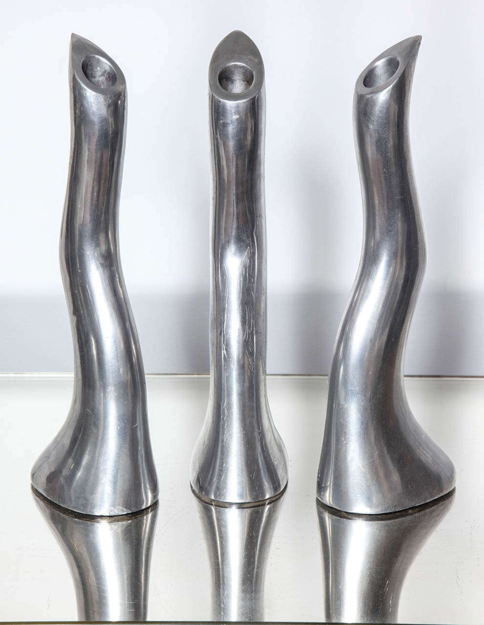 Aluminum Candlesticks by Anna Everlund at 1stDibs | anna everlund ...