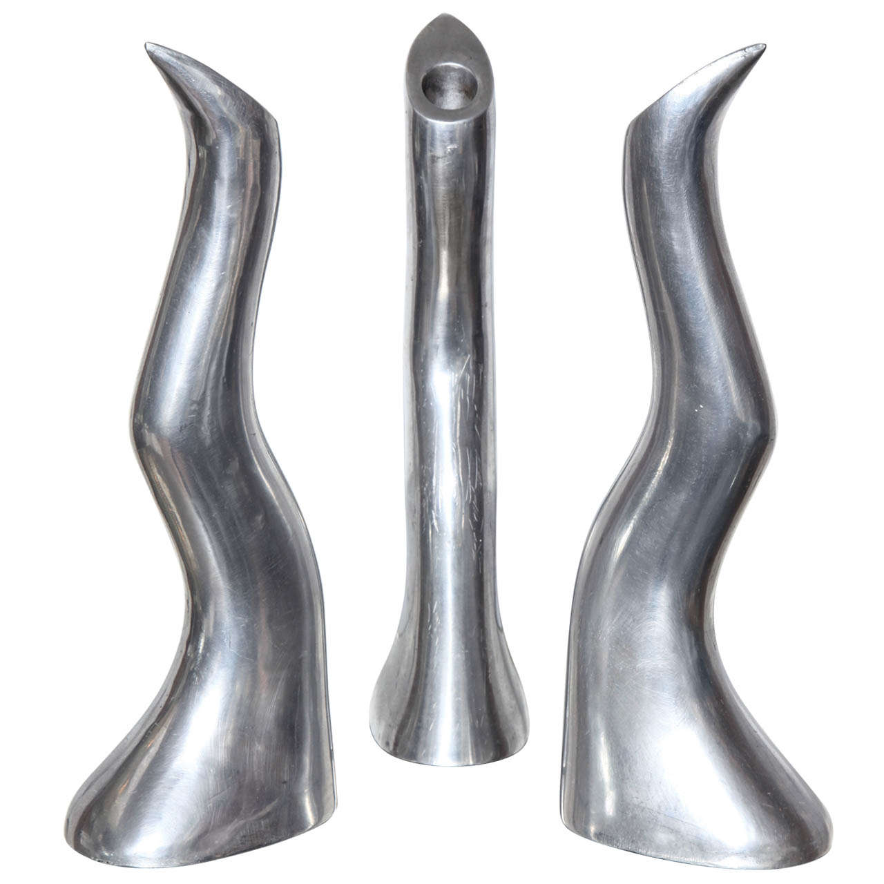 Aluminum Candlesticks by Anna Everlund at 1stDibs | anna everlund ...