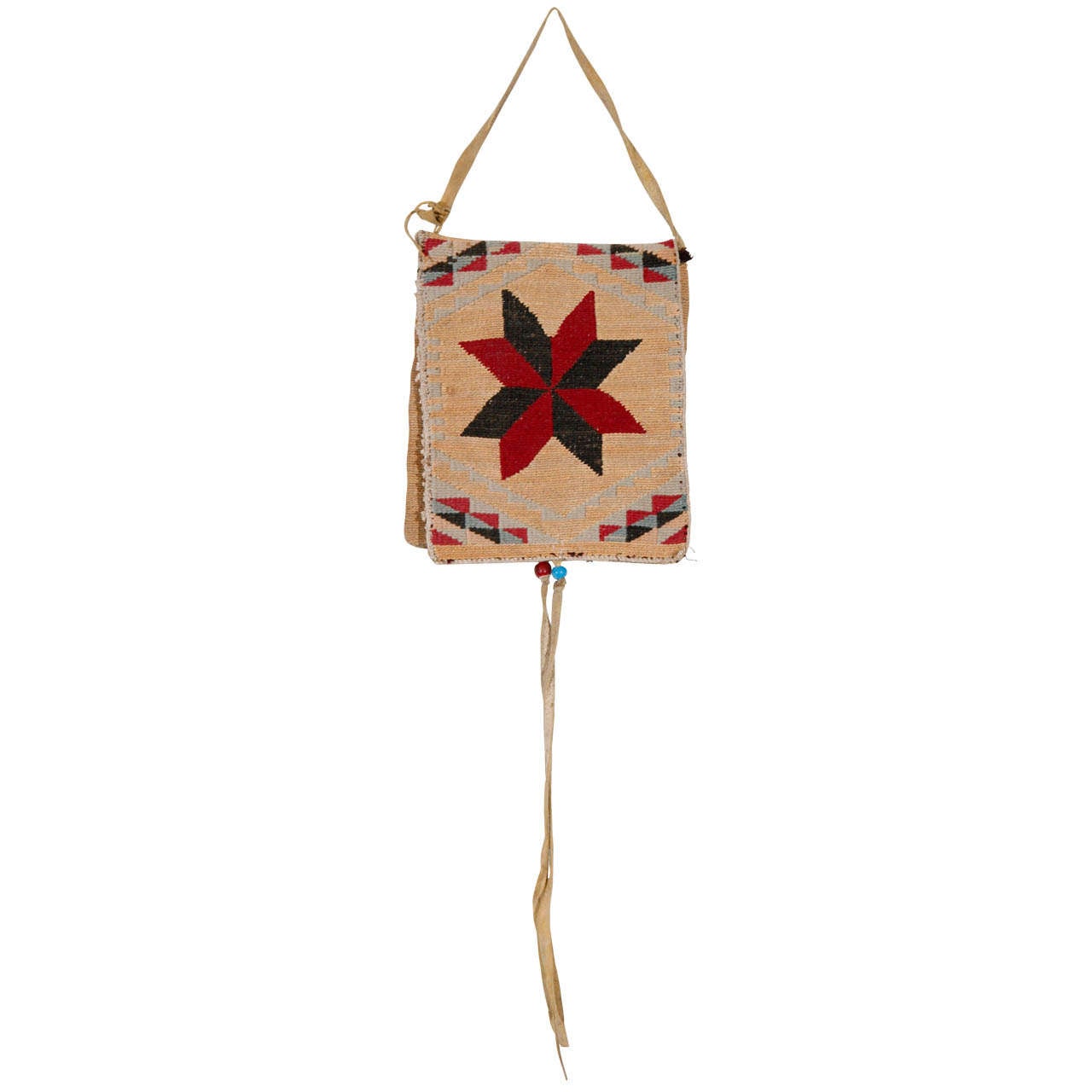 Native American Corn Husk Bag at 1stDibs