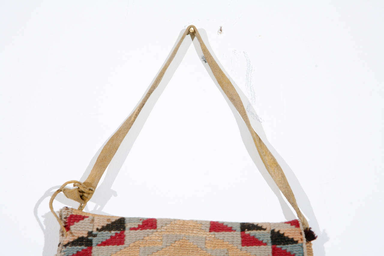 Native American Corn Husk Bag at 1stDibs