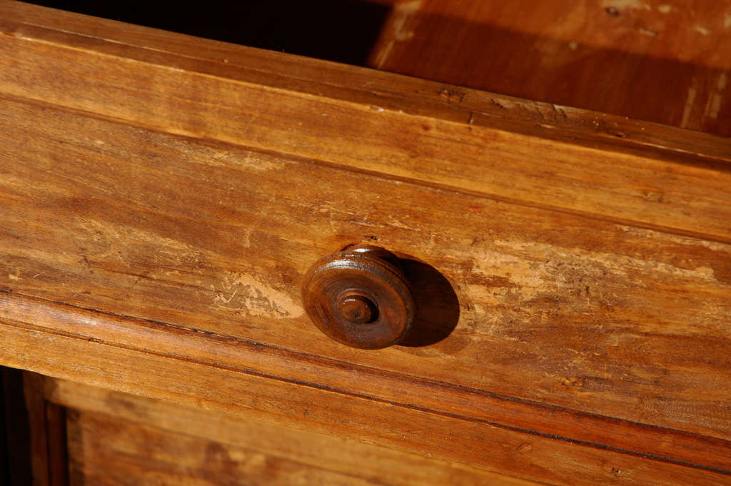 Antique, Tuscan, Clipped Corner Commode For Sale at 1stDibs