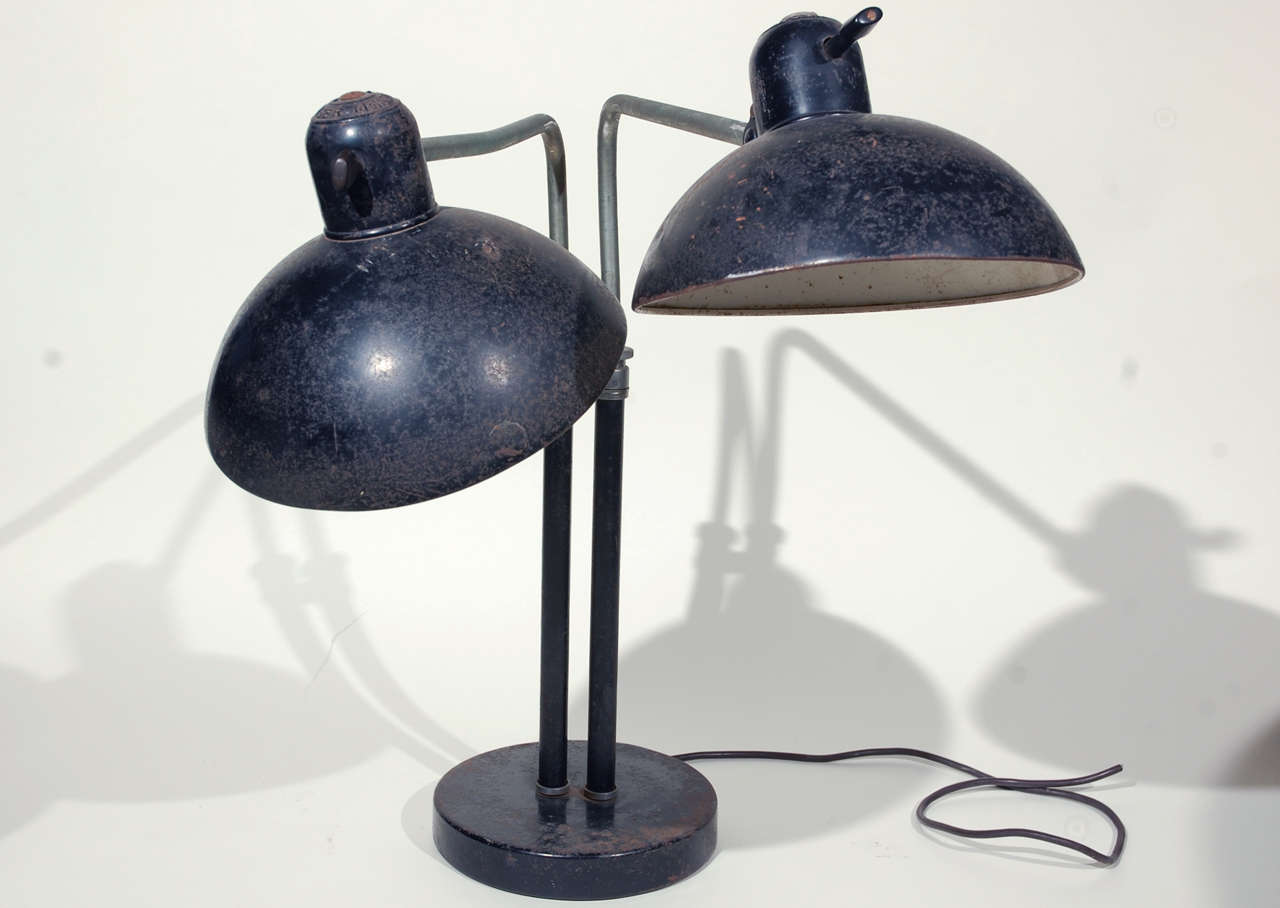 Christian Dell Double Dell table lamp at 1stDibs
