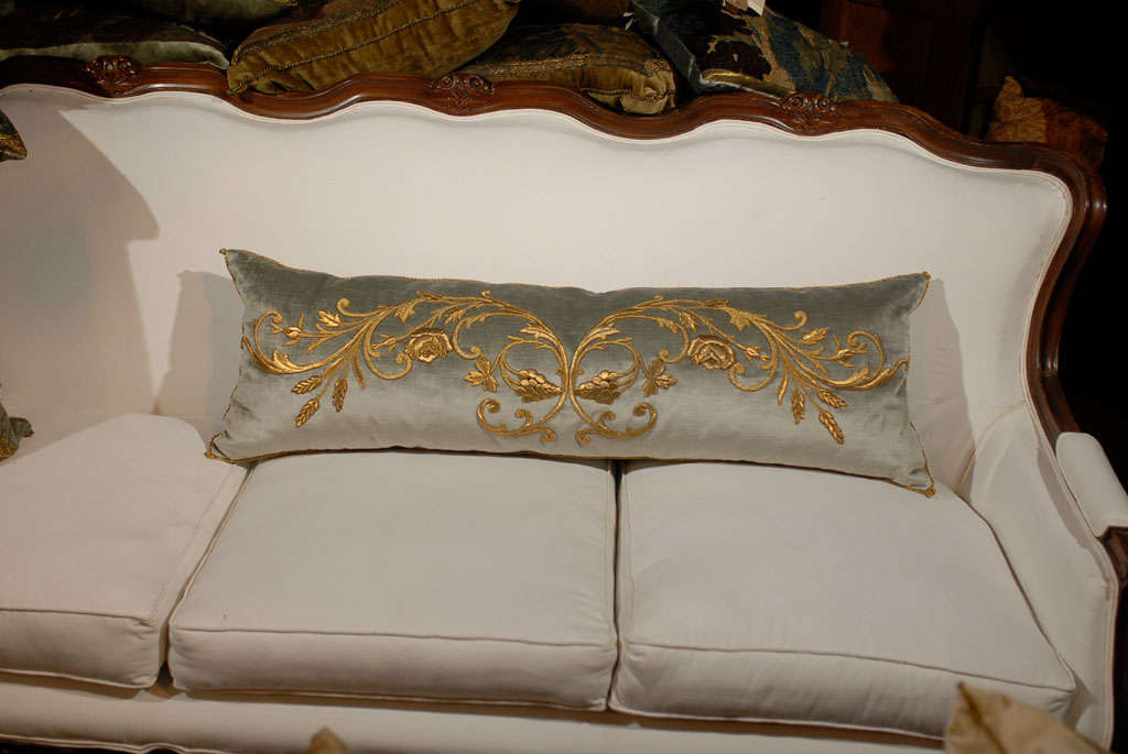 Antique Raised Gold Metallic Embroidery at 1stDibs