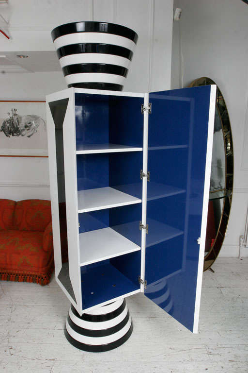 "Ollo" column cabinet by Alessandro Mendini at 1stDibs
