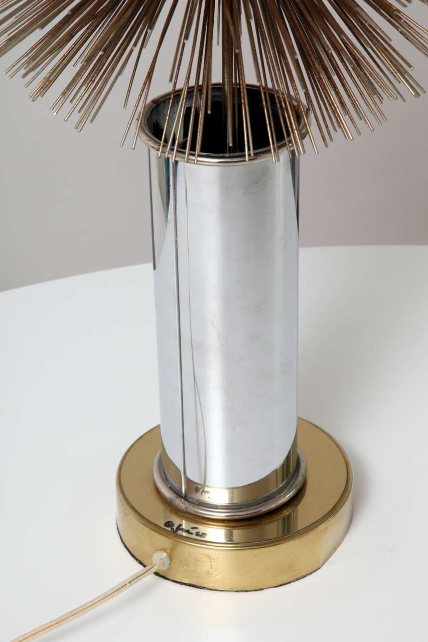 Spiky Pom Pom Lamp by C. Jere For Sale at 1stDibs