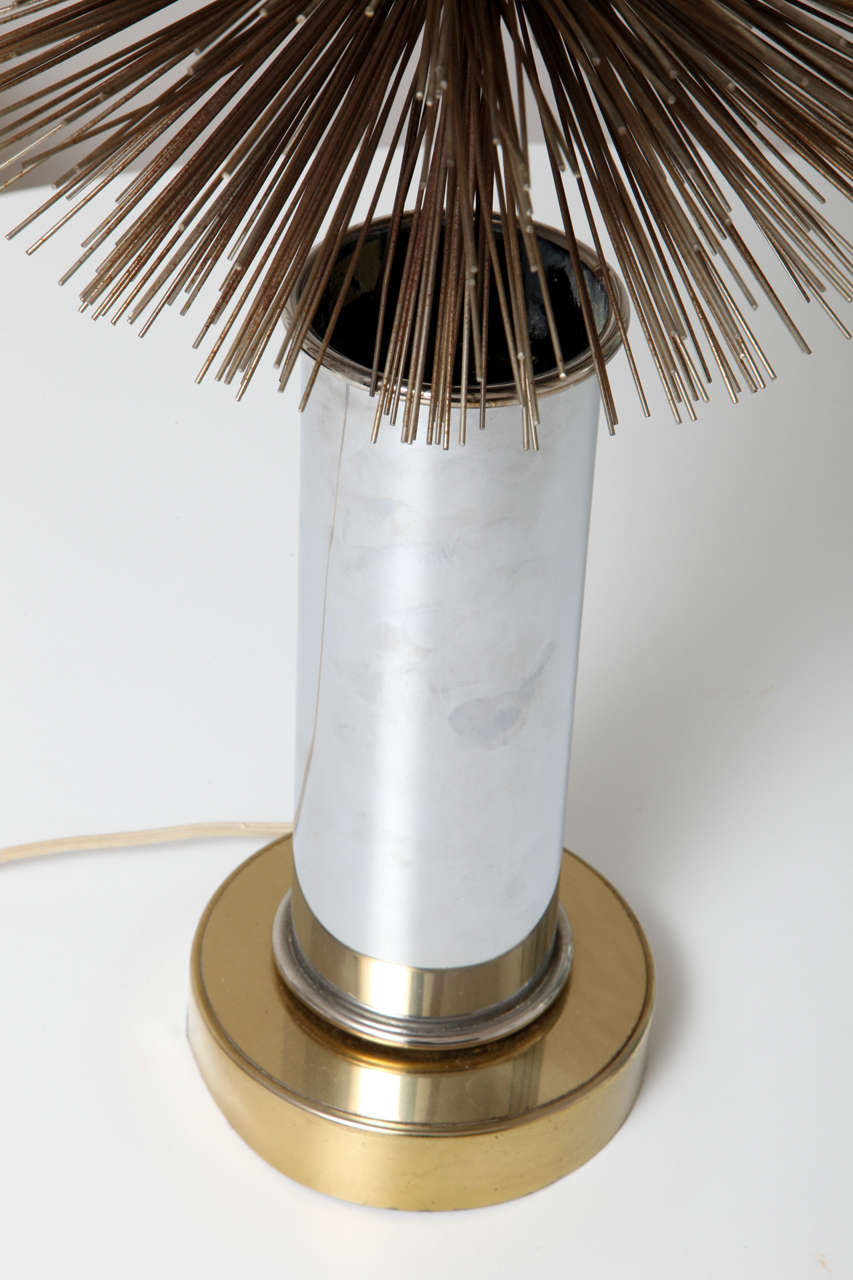 Spiky Pom Pom Lamp by C. Jere For Sale at 1stDibs