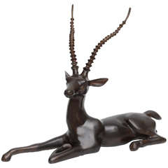 Bronze Springbok For Sale at 1stDibs