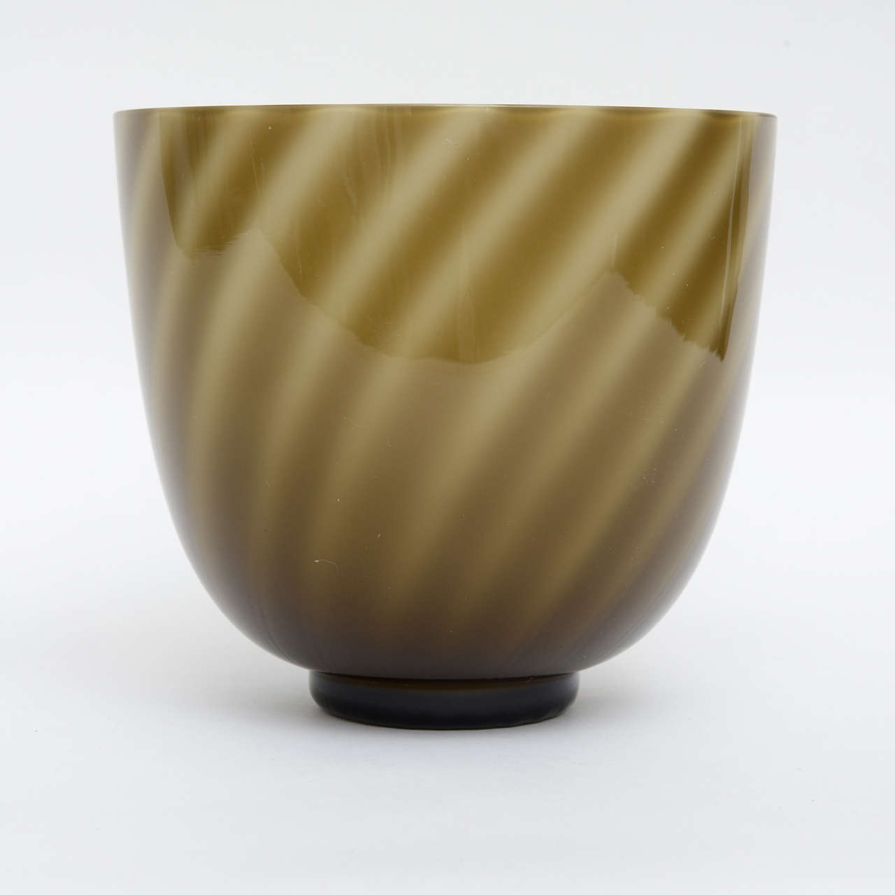 Tommaso Barbi Murano Swirl Vase For Sale at 1stDibs