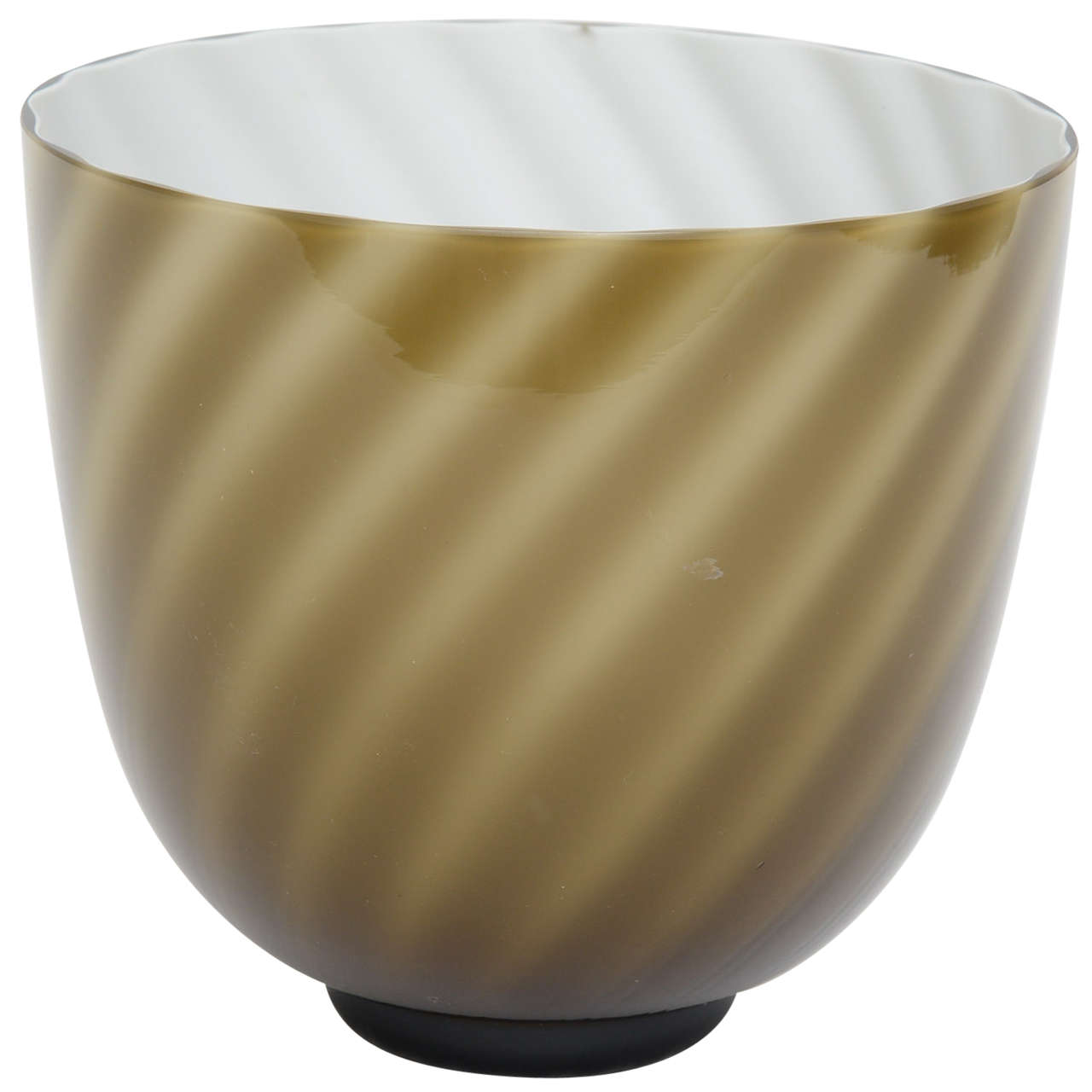 Tommaso Barbi Murano Swirl Vase For Sale at 1stDibs