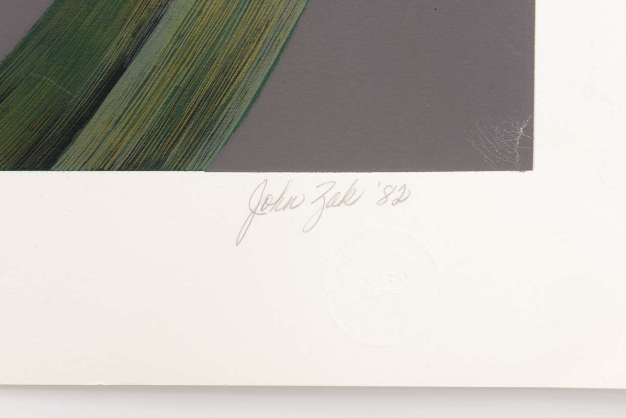 1982 Award Winning Signed and Numbered Prints Blue Orchid by John Zak ...