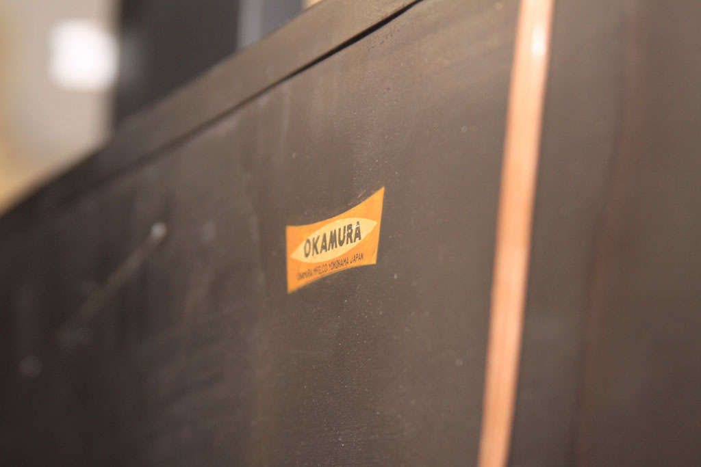 Okamura Mid-Century Japanese Metal Cabinet at 1stDibs