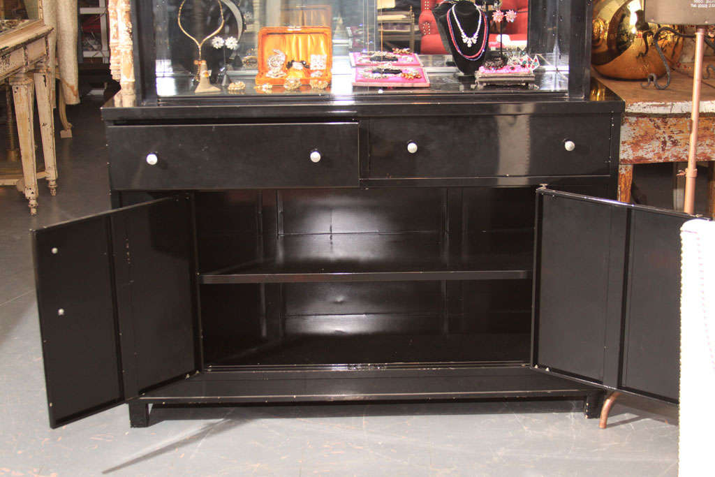 Okamura Mid-Century Japanese Metal Cabinet at 1stDibs