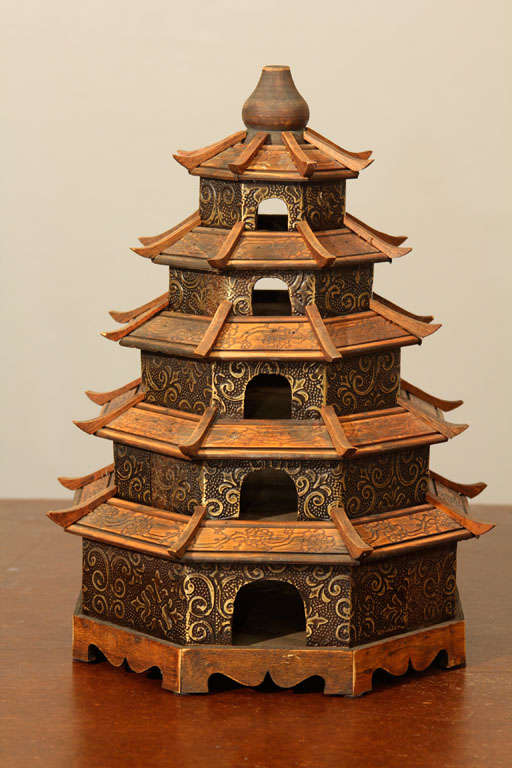 Chinese/Possible Japanese Pagoda Bird House at 1stDibs | japanese ...