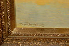 English Oil On Canvas Landscape Painting, Signed Harry Pennell at 1stdibs